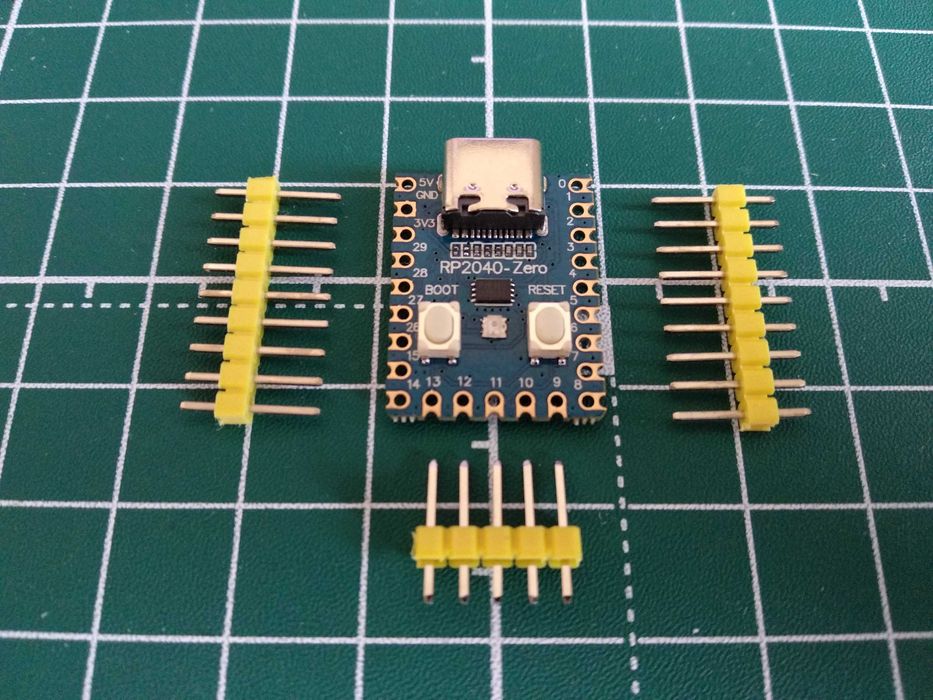 RP2040-Zero Raspberry PI type C Reset button WS2812 RGB led: 159 грн ...