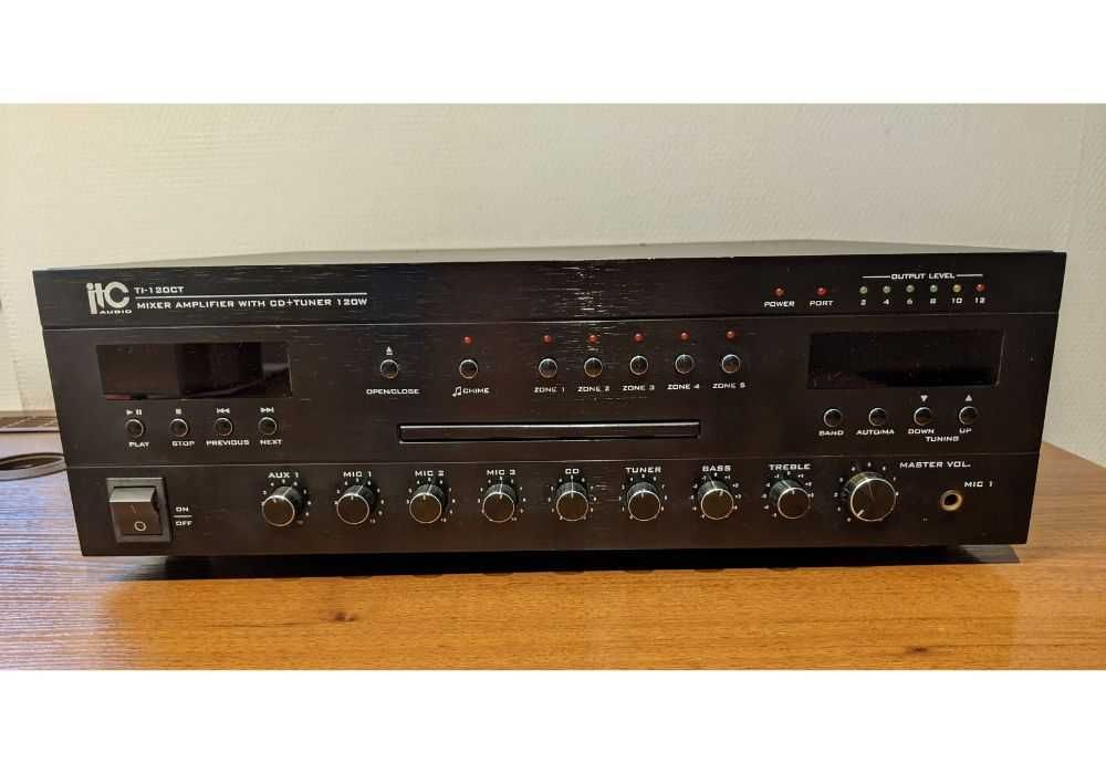 5 Strefowe Nagłośnienie TI-120CT 120W - Wzmacniacz, Tuner, CD/MP3 Częstochowa Tysiąclecie • OLX.pl