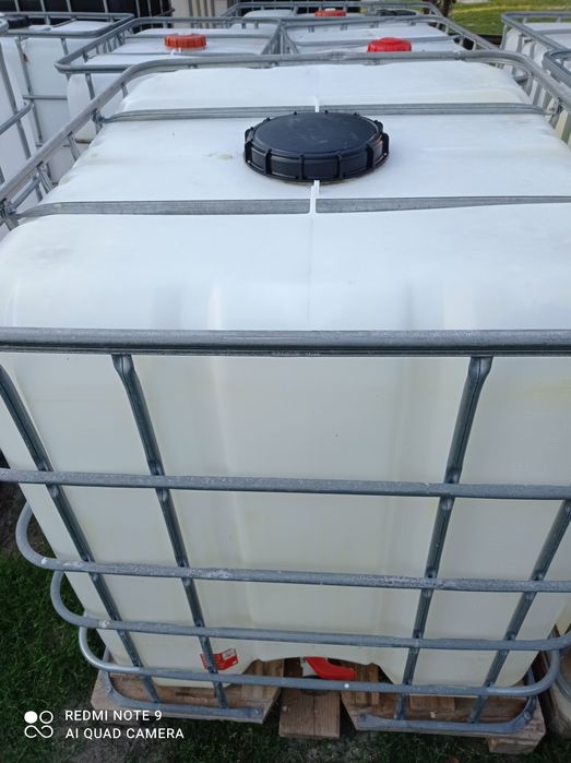 Mauzer paletopojemnik IBC 1000l mauser zbiornik beczka na wodę 600l Zbludowice • OLX.pl