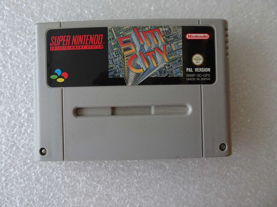 Jogo Super Nintendo SNES - Sim City Oeiras E São Julião Da Barra, Paço ...
