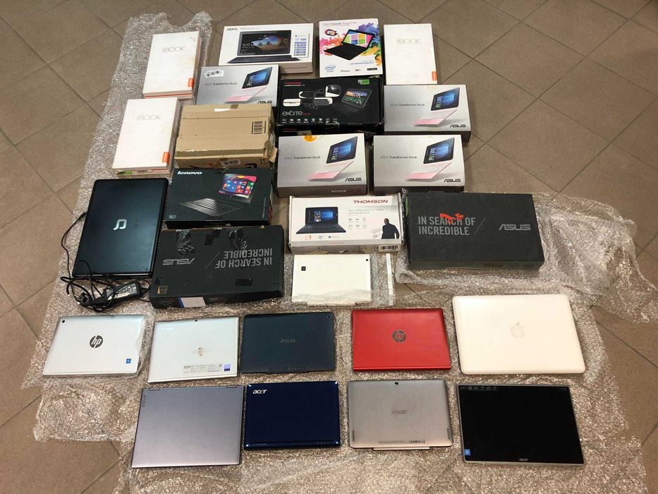 Mix laptopów tabletów 22 szt. Laptop Tablet pakiet Acer Asus HP Lenovo ...
