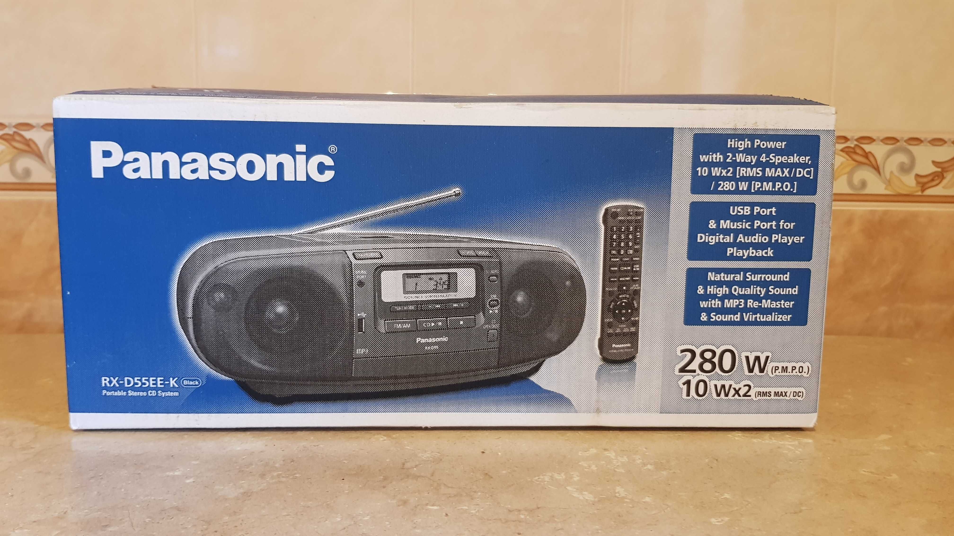 Магнитола Panasonic RX-D55EE-K (новый): 7 800 грн. - Магнитолы Киев на Olx