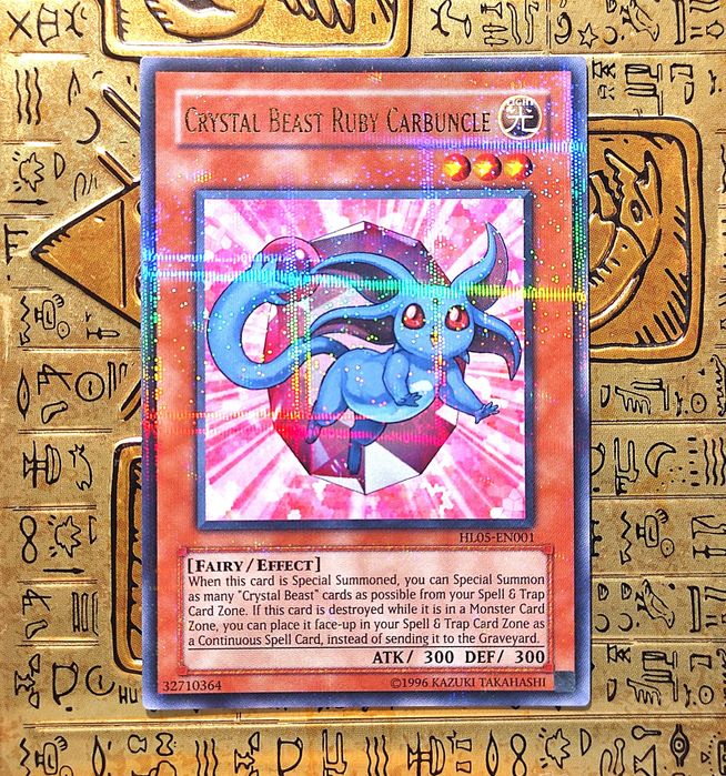 Crystal Beast Ruby Carbuncle Yugioh Paranhos • OLX.pt