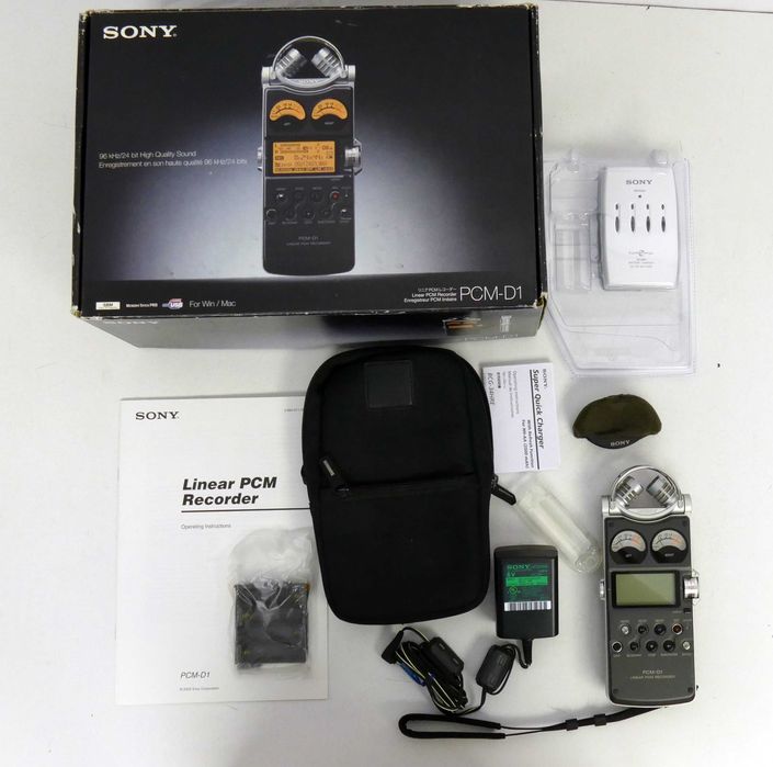 Портативний лінійний рекордер Sony PCM-D1 Linear PCM Recorder: 55 000 ...