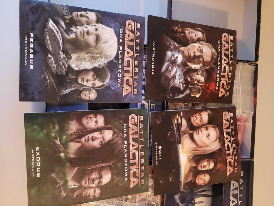 Battlestar Galactica + Pegasus + Exodus + Świt (PL) komplet, kolekcja ...