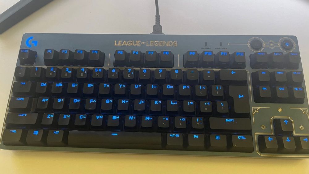Клавиатура logitech g pro mechanical keyboard league of legends editio ...