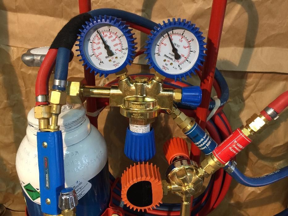 PALNIK Gazowy ZESTAW do LUTO-SPAWANIA Sherman Oryginał Nowe Zestawy ...