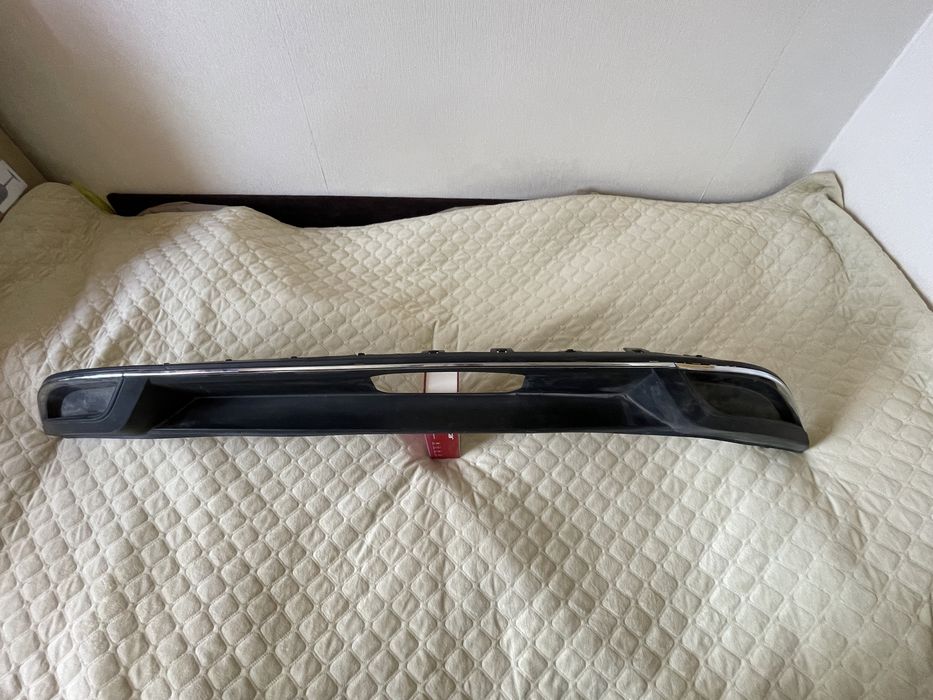 Накладка губа молдинг хром заднего бампера Vw Golf 7 спойлер 5G6807568 ...