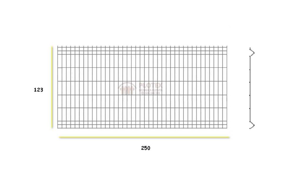 Panel 123 fi4 Ogrodzenie/ogrodzenia panelowe/panele Słupki/Słupek ...