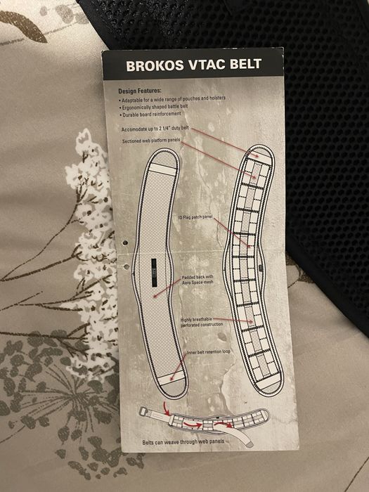 Пояс тактичний розвантажувальний "5.11 TACTICAL VTAC brokos belt": 3 ...