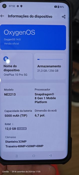 OnePlus 10 pro 5g Rio de Moinhos • OLX.pt