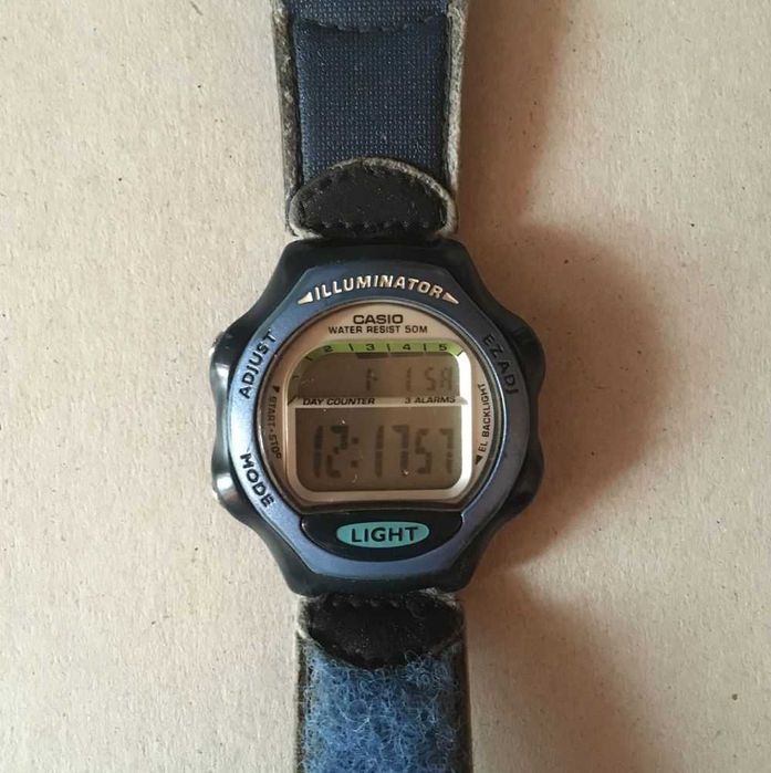 Unikat! Zegarek Casio Sports vintage 2001 illuminator retro shock ...