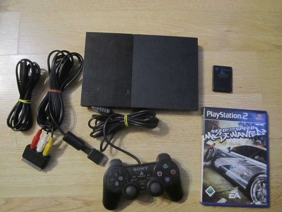 Konsola Sony Ps2 Playstation 2 SLIM Plomba 2 Pad 90004 NFS Most Wanted ...