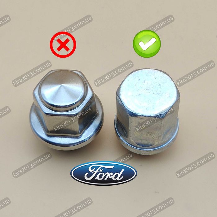 Гайки колесные Форд Гайка Ford Fusion Escape Focus Kuga цельнолитые ...