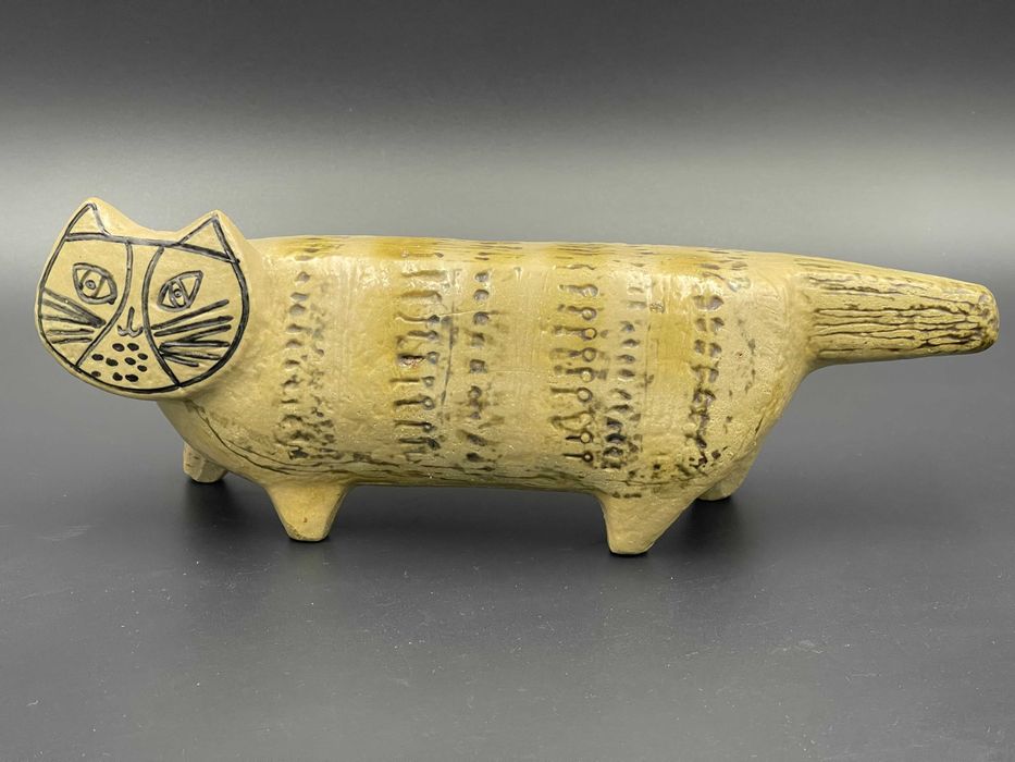 Lisa Larson „Duży kot Katt” z „Stora Zoo” ceramika szwecja design ...