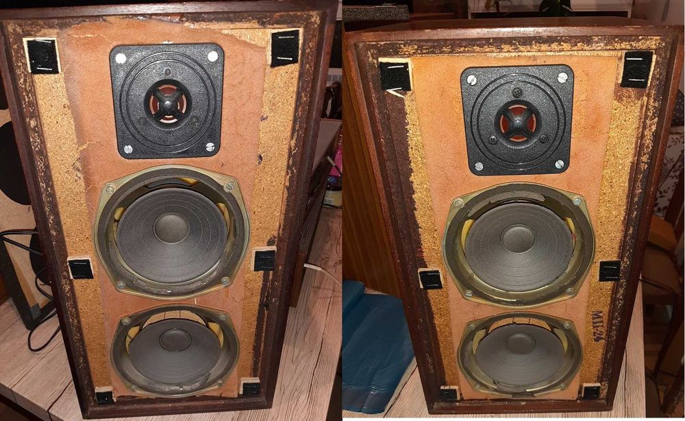 Wieża UNITRA DIORA KLEOPATRA Tuner TST-102 Wzmacniacz WST-102 PRL Anty ...