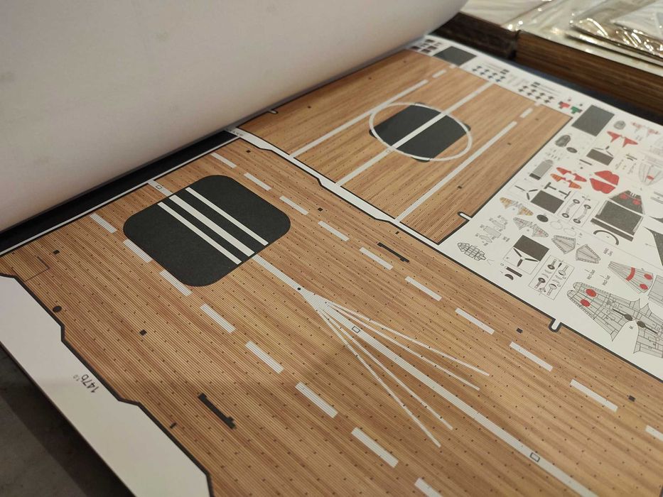 Answer IJN AKAGI model kartonowy 1:200 zestaw OFFSET Kraków Prądnik ...