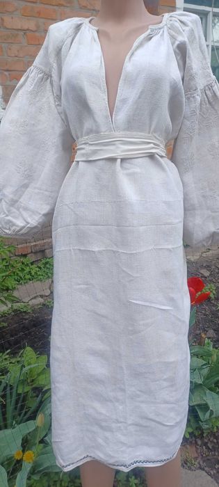 Старовинна вишиванка білим по білому дрібний хрестик 7 000 грн Витвори майстрів