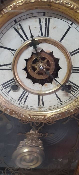 Relogio pendulo antigo e telefonia antiga marca Graetz Lourinhã E ...