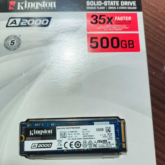 SSD M2 накопичувач Kingston A2000 500 GB: 1 800 грн. - Зовнішні накопичувачі Київ на Olx