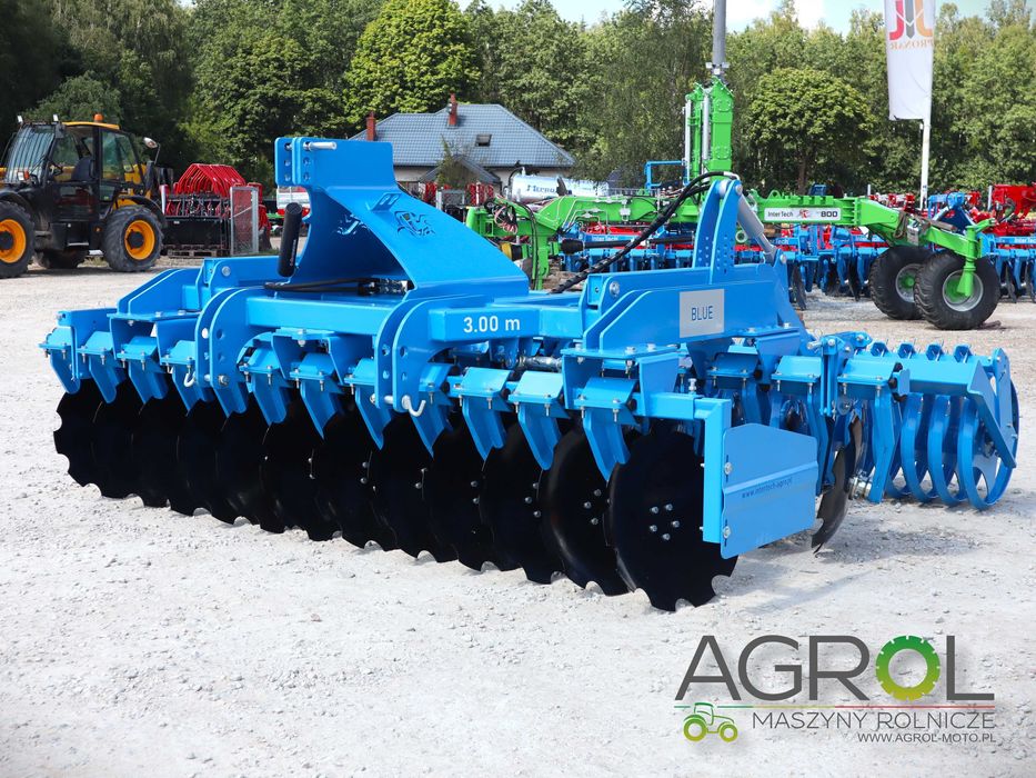 Brona talerzowa ciężka talerz Inter-tech 3m 2000 KG! ROLMAKO U652 Malbork • OLX.pl