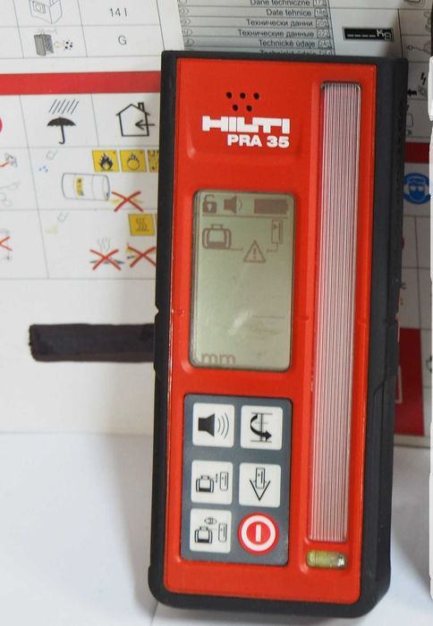 HILTI PRA 35 detektor pilot czytnik odbiornik do PR 35 laser niwelator ...