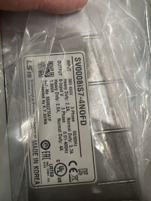 Uszkodzony falownik LS iS7 0,75 kW Warszawa Białołęka • OLX.pl