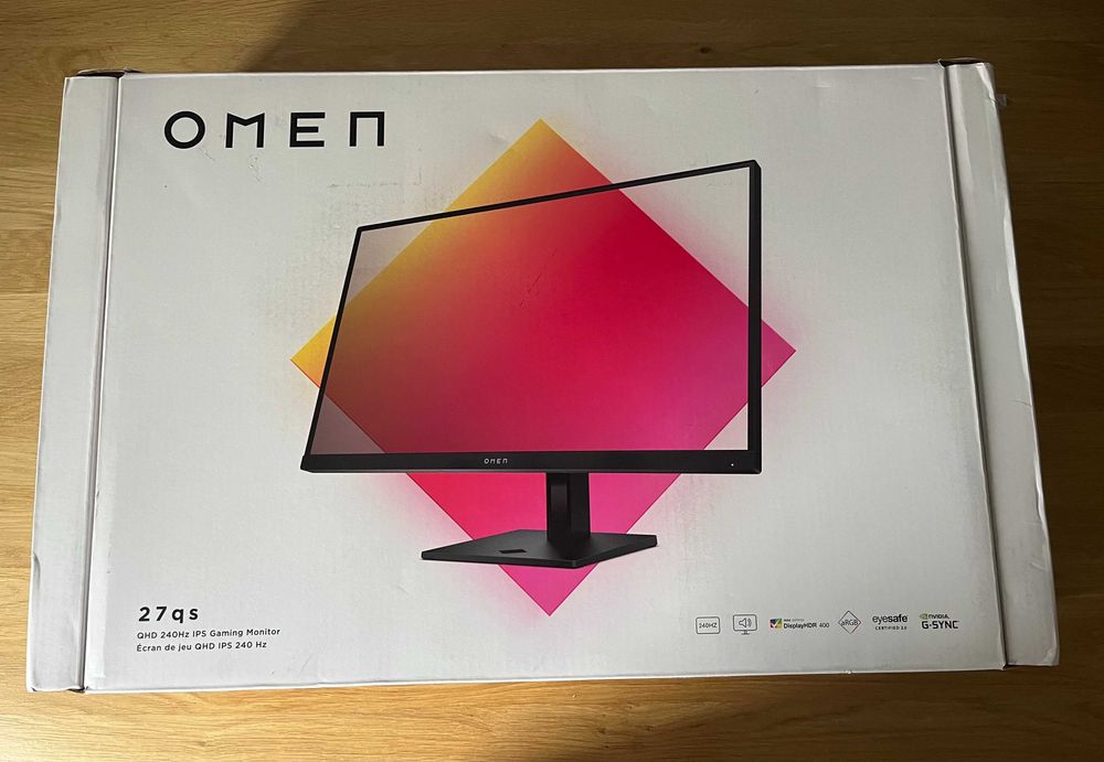 Monitor HP Omen 27Qs 240Hz Warszawa Mokotów • OLX.pl