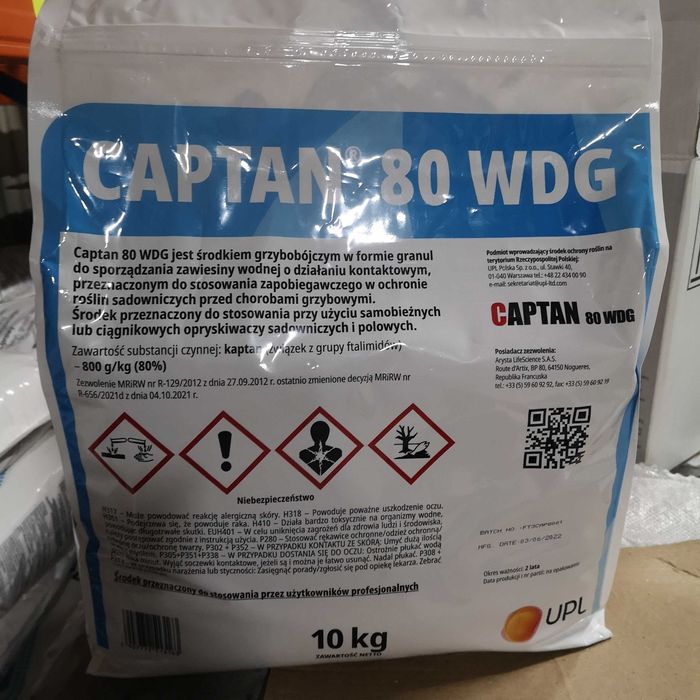Captan 80 WDG 10KG Raciechowice • OLX.pl