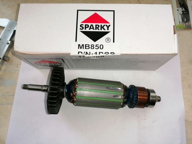 Sparky Якорь для болгарки спарки 125; Lобщ. 156, диаметр вала 7мм: 350 ...