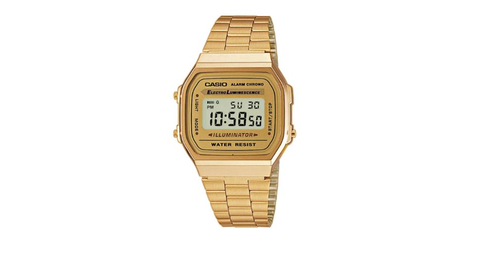 Relógio Casio Original Vintage A168WG - 9EF - Ouro - Unissexo São ...