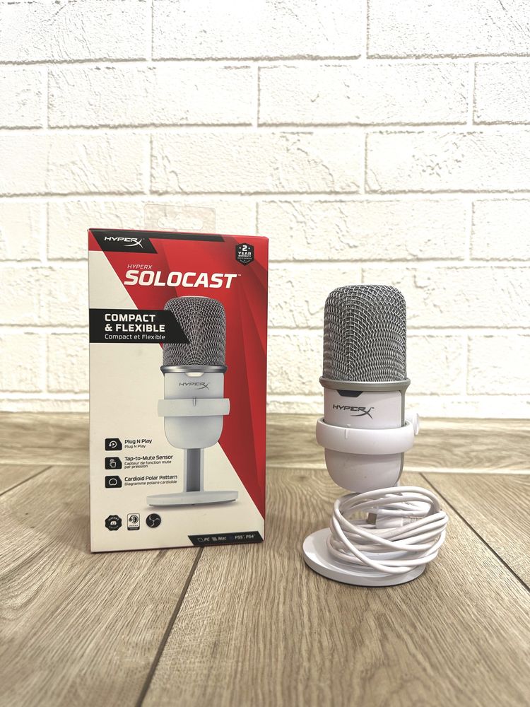 Продам микрофон Hyperx SoloCast White: 1 500 грн. - Периферійні ...