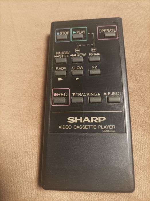 Pilot do odtwarzacza kaset VHS Sharp. Radlin • OLX.pl