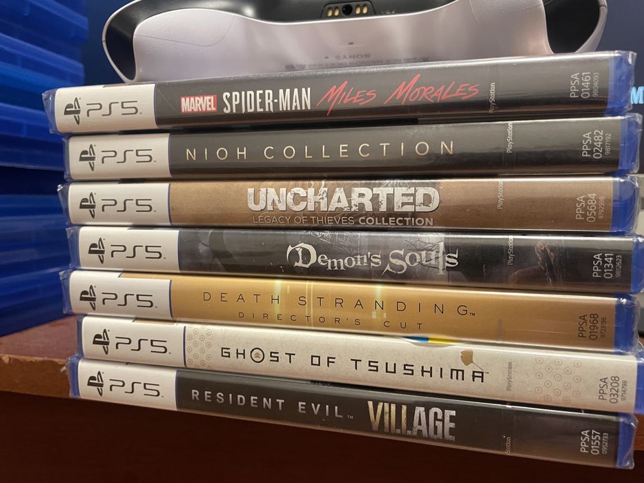 PlayStation 5 2 геймпада, камера, 27 игр на дисках 200+ на аккаунте ...