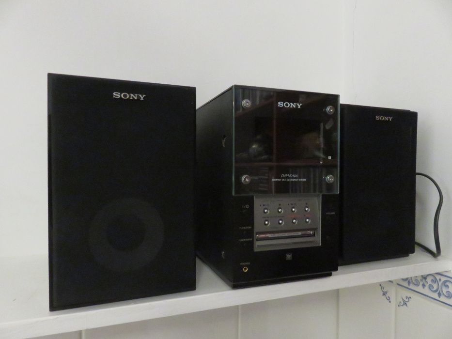 Aparelhagem Sony CMT-MD1 Mini Hi-Fi System Compact MINI DISC minidisc ...