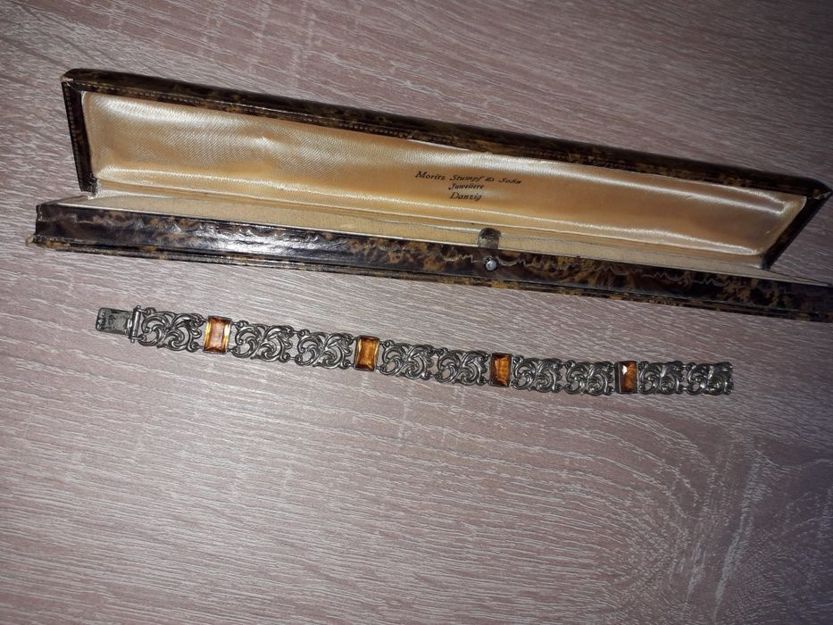 Bransoletka - antyk.Firmy Moritz Stumpf & Sohn z 1920 r. , próba 885 ...