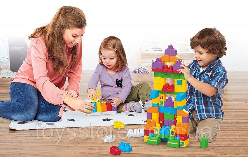 Конструктор Мега Блокс 150 деталей Давайте учиться Mega Bloks FVJ49: 1 ...