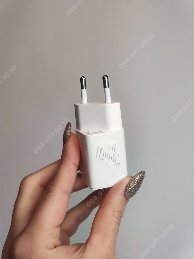 Зарядный блок Baseus 30W Type C 3A, зарядка блочок базеус 30 Ват: 675 ...