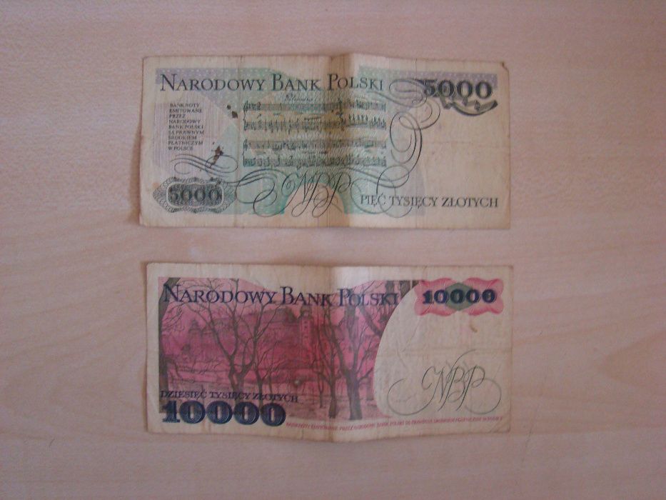 Stare Banknoty Polskie z PRL -u Wieruszów • OLX.pl