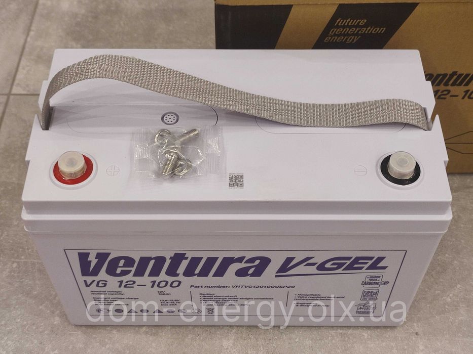 Аккумулятор гелевый Ventura VG 12-100Ah котла ИБП ДБЖ АКБ GEL тяговый ...