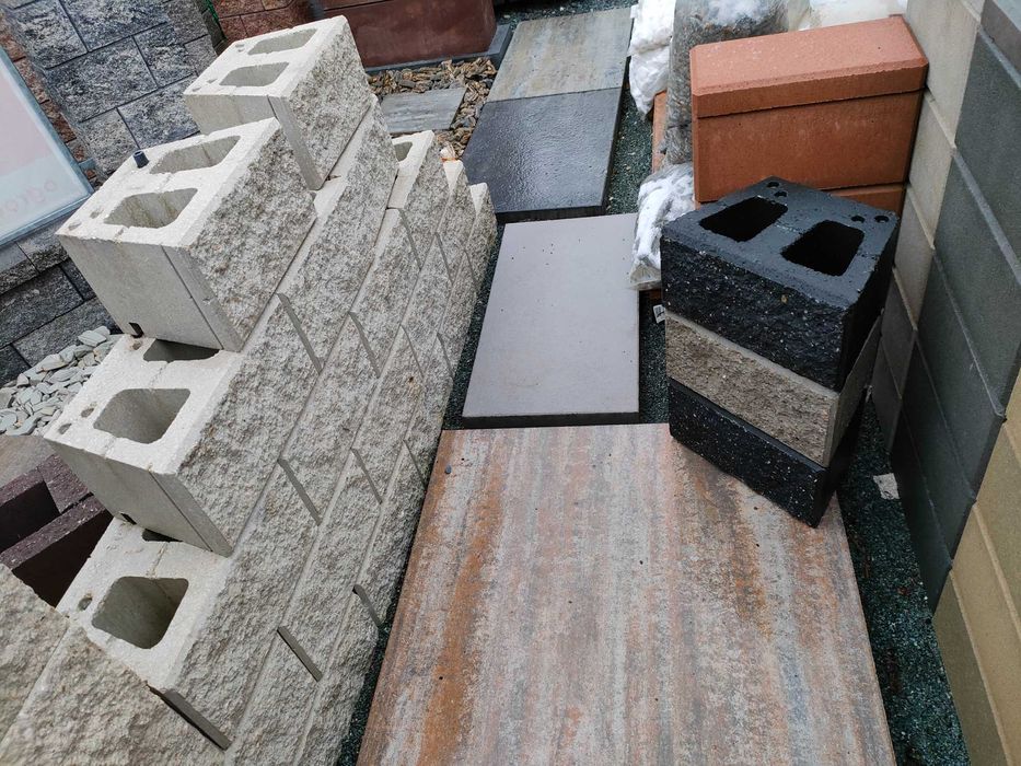 Murek oporowy pustak oporowy pustaki oporowe na skarpy ogrodzenie mur ...