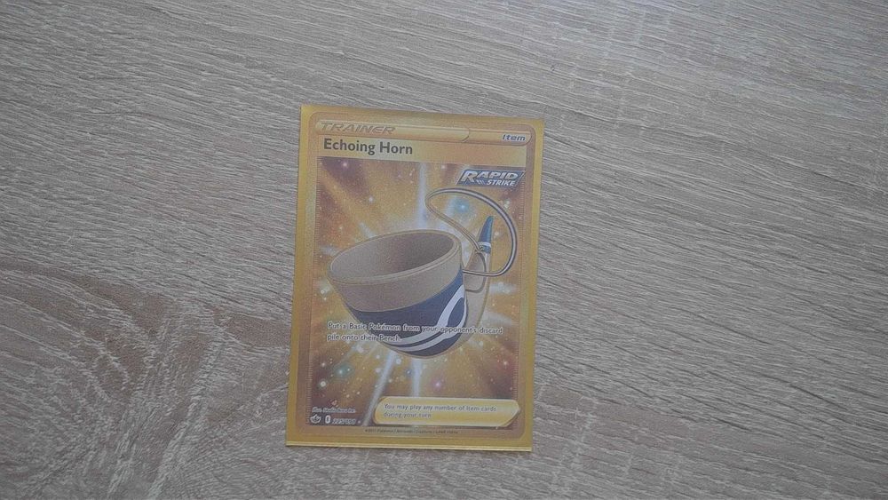 Karta Pokemon Echoing Horn #225 Pokemon Chilling Reign Warszawa Wesoła ...