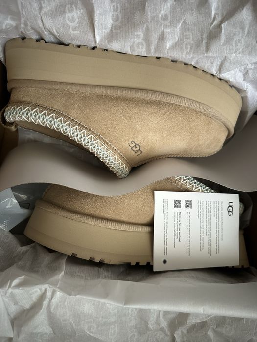 Тапочки агг на платформі 38 Ugg Tazz Platform колір бежевий sand: 5 490 ...