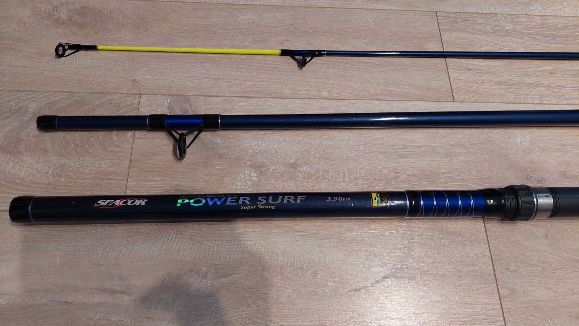 Wędka SEACOR POWER SURF Super Strong CORMORAN 3,90m WG 100-250g NOWA ... Wędka SEACOR POWER SURF Super Strong CORMORAN 3,90m WG 100-250g NOWA ...