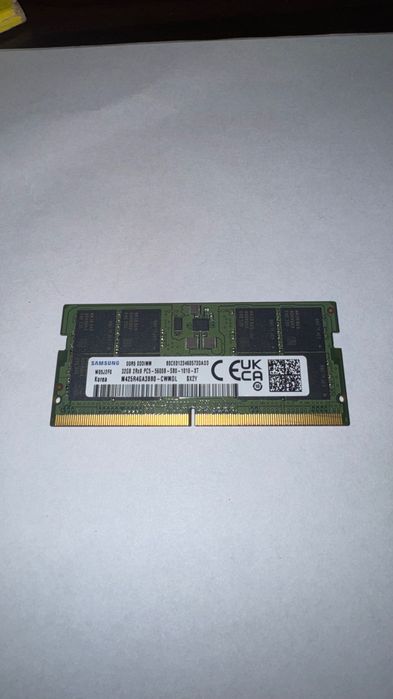 Pamięć RAM Samsung DDR5 SODIMM 32GB 2Rx8 PC5-5600B-SB0-1010-XT Kielno ...