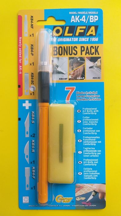 OLFA AK-4/BP Професіний макетний ніж-скальпель, зроблено в Японії: 609 грн. - Канцтовари ...