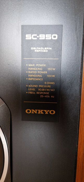 Potężne Kolumny ONKYO SC-950 wysoki model Rarytas Krotoszyn • OLX.pl