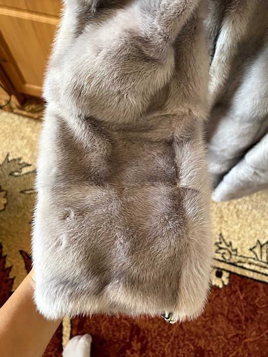 Норкова шуба сіро блакитного кольору 15 000 грн Шуби кожухи Біла Церква на Olx