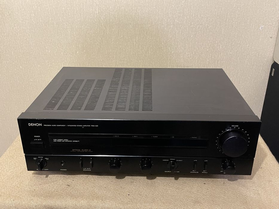 Музыкальный HI-FI усилитель optical class A DENON PMA-520 (2х110Вт): 4 ...