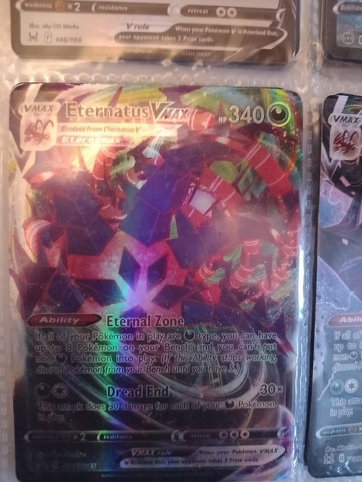 Karta Pokemon holo Eternatus Vmax Słubice • OLX.pl